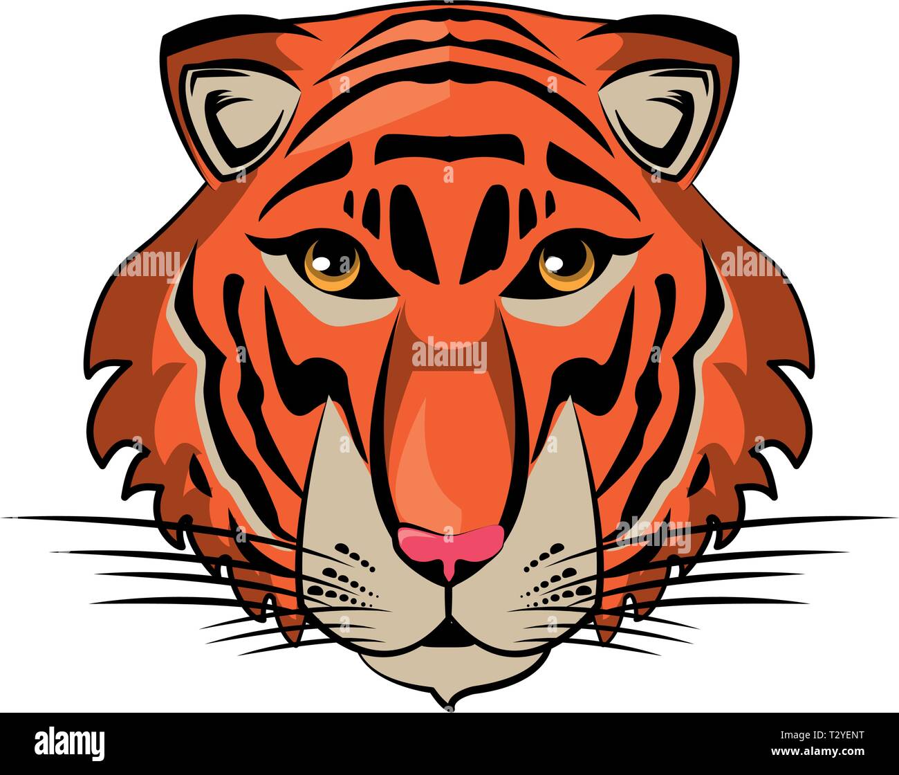 Tiger Face Clip Art