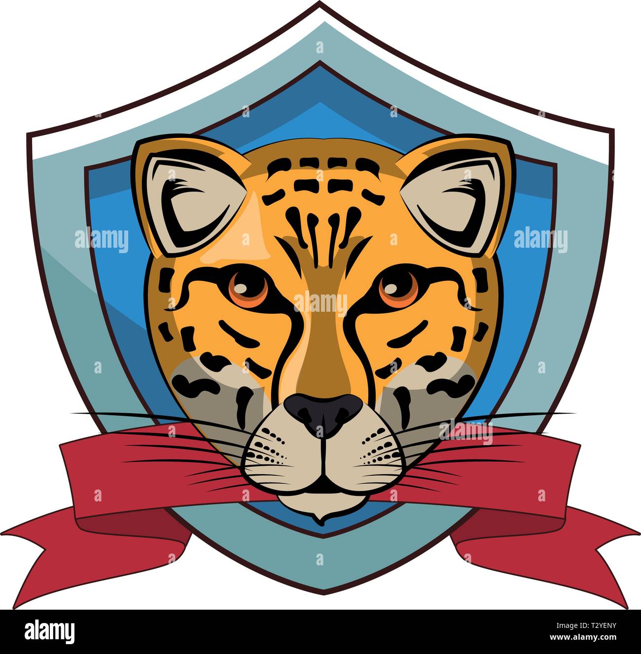 Leopard face cool sketch Stock Vector Image & Art - Alamy