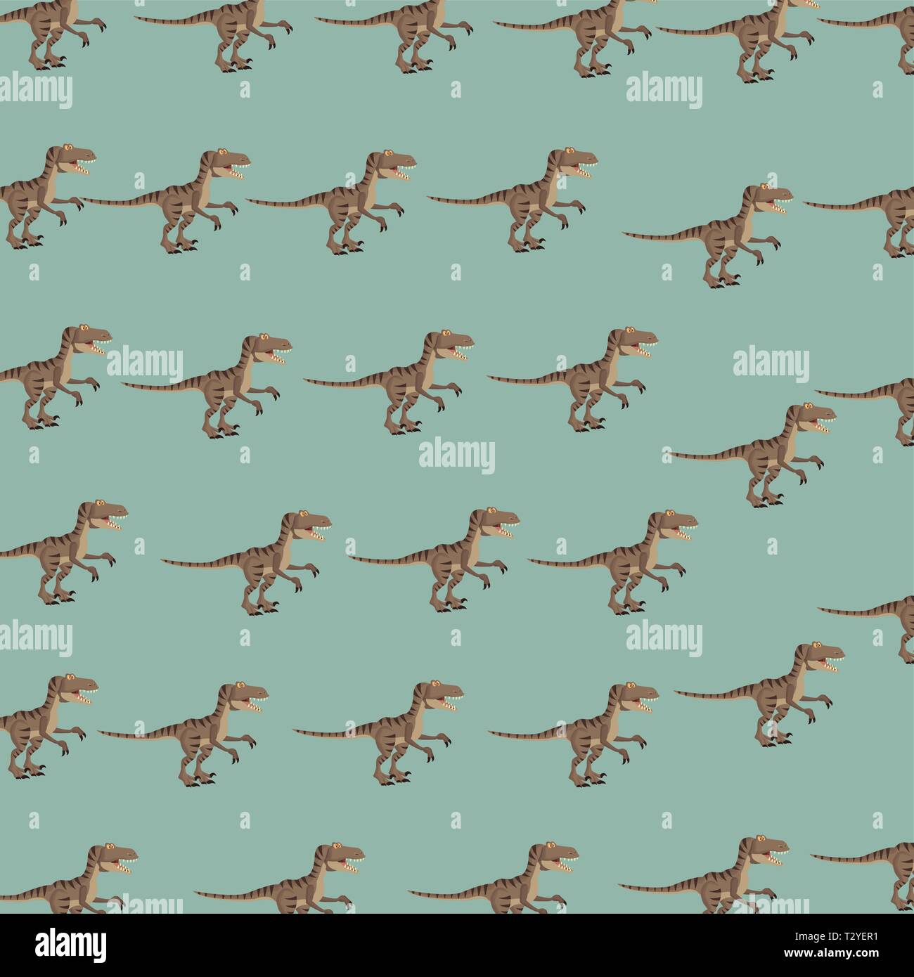 raptor dinosaur cartoon background Stock Vector Image & Art - Alamy