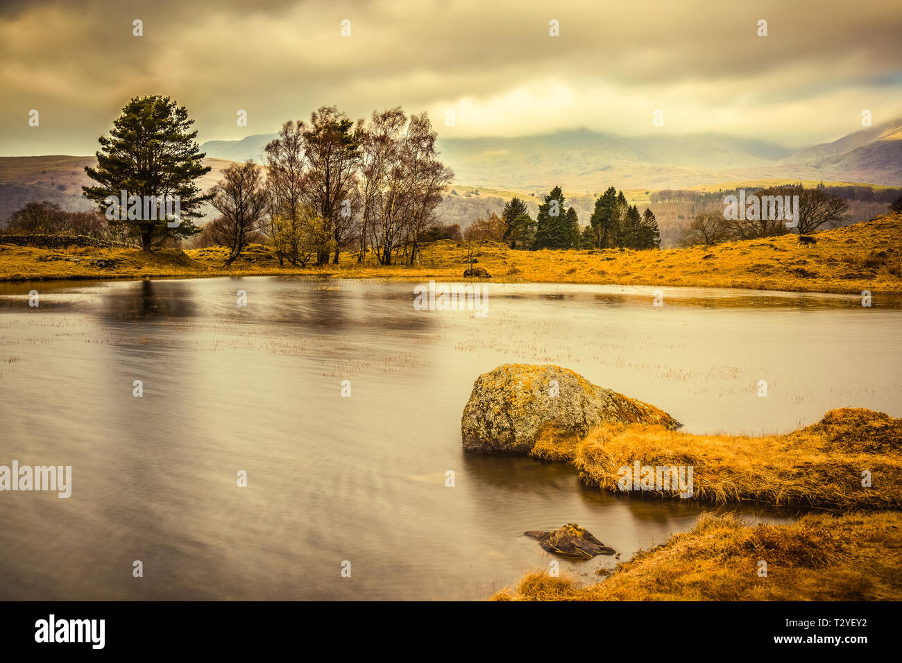 Coniston mountain range torver common hi-res stock photography and ...