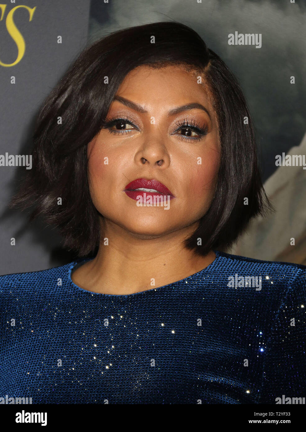 April 4, 2019 - New York City, New York, U.S. - Actress TARAJI P ...