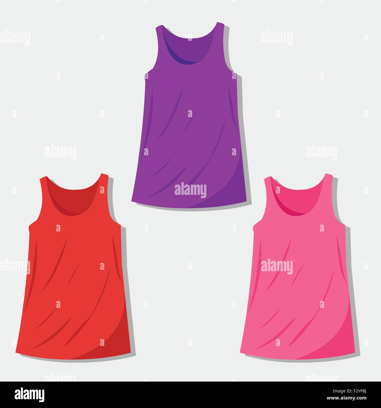 Tank top Stock Vector Images - Alamy