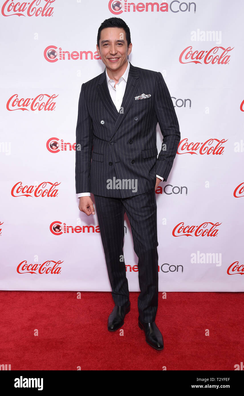 April 4, 2019 - Las Vegas, Nevada, U.S. - Gabriel Luna arrives for the ...