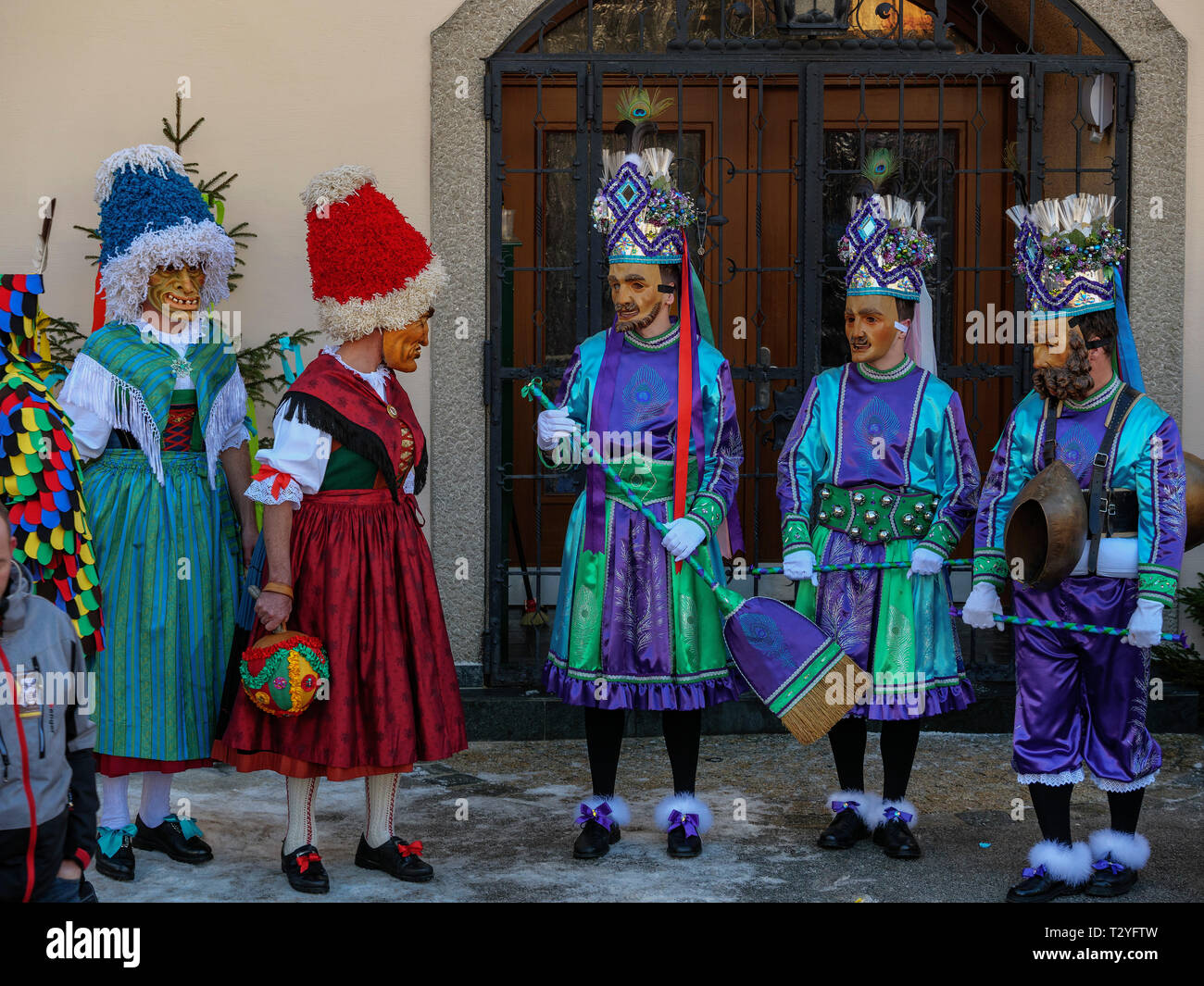 Gathering of the masks, Nassereither Schellerlauf-Fasnacht, Nassereith ...