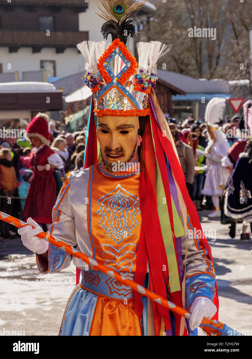 Kehrer, gathering of the masks, Nassereither Schellerlauf-Fasnacht ...