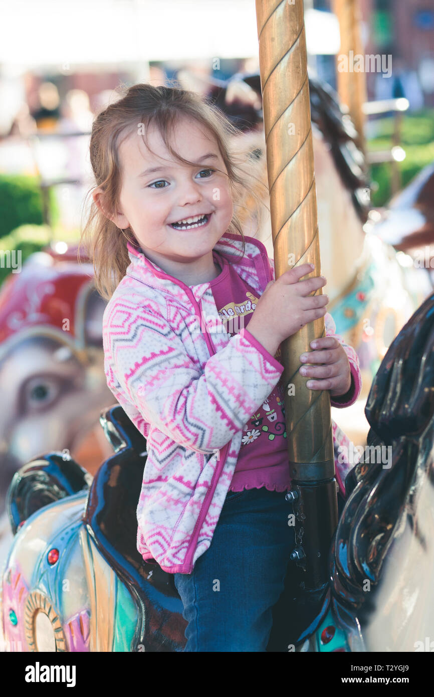 Riding carousel hi-res stock photography and images - Alamy