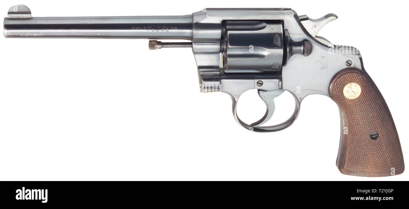Small arms, revolver, Colt New Police, caliber .38, Additional-Rights ...
