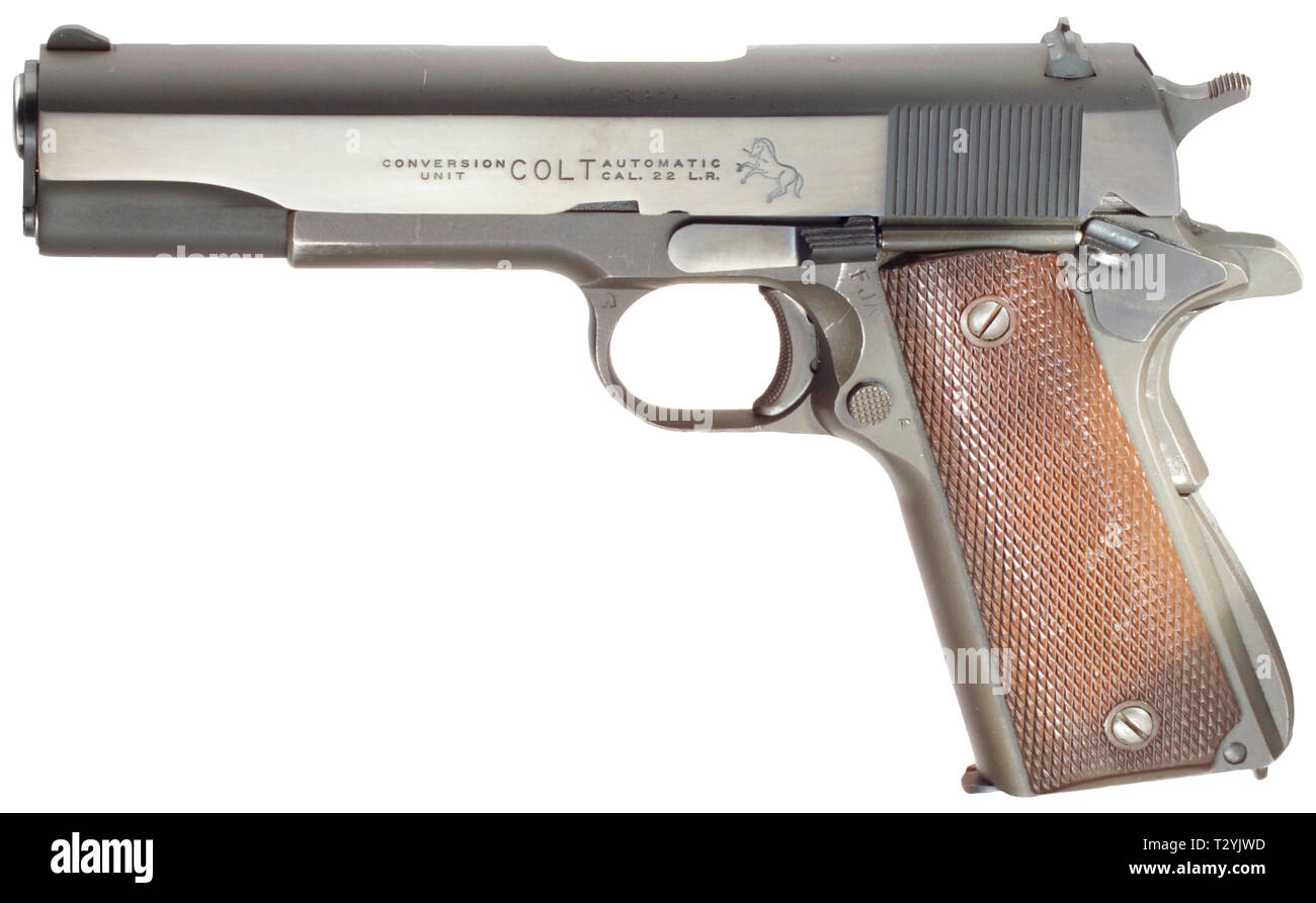 Small arms, pistols, Colt Model 1911, caliber .45, Additional-Rights ...