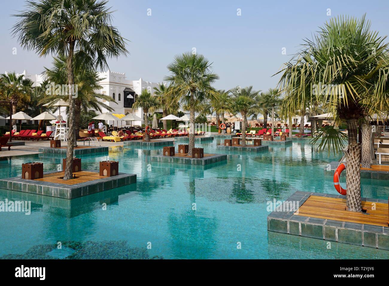 Wellness area with pool, Sharq Village and Spa Resort, Doha, Qatar ...