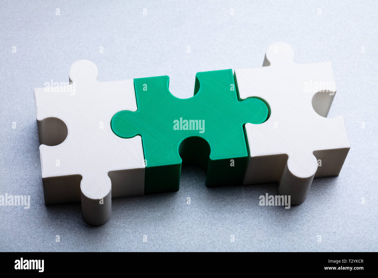 Green jigsaw hi-res stock photography and images - Alamy