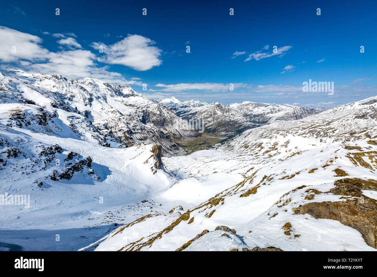 Mountain Panorama in Southern Austria Stock Photo - Alamy