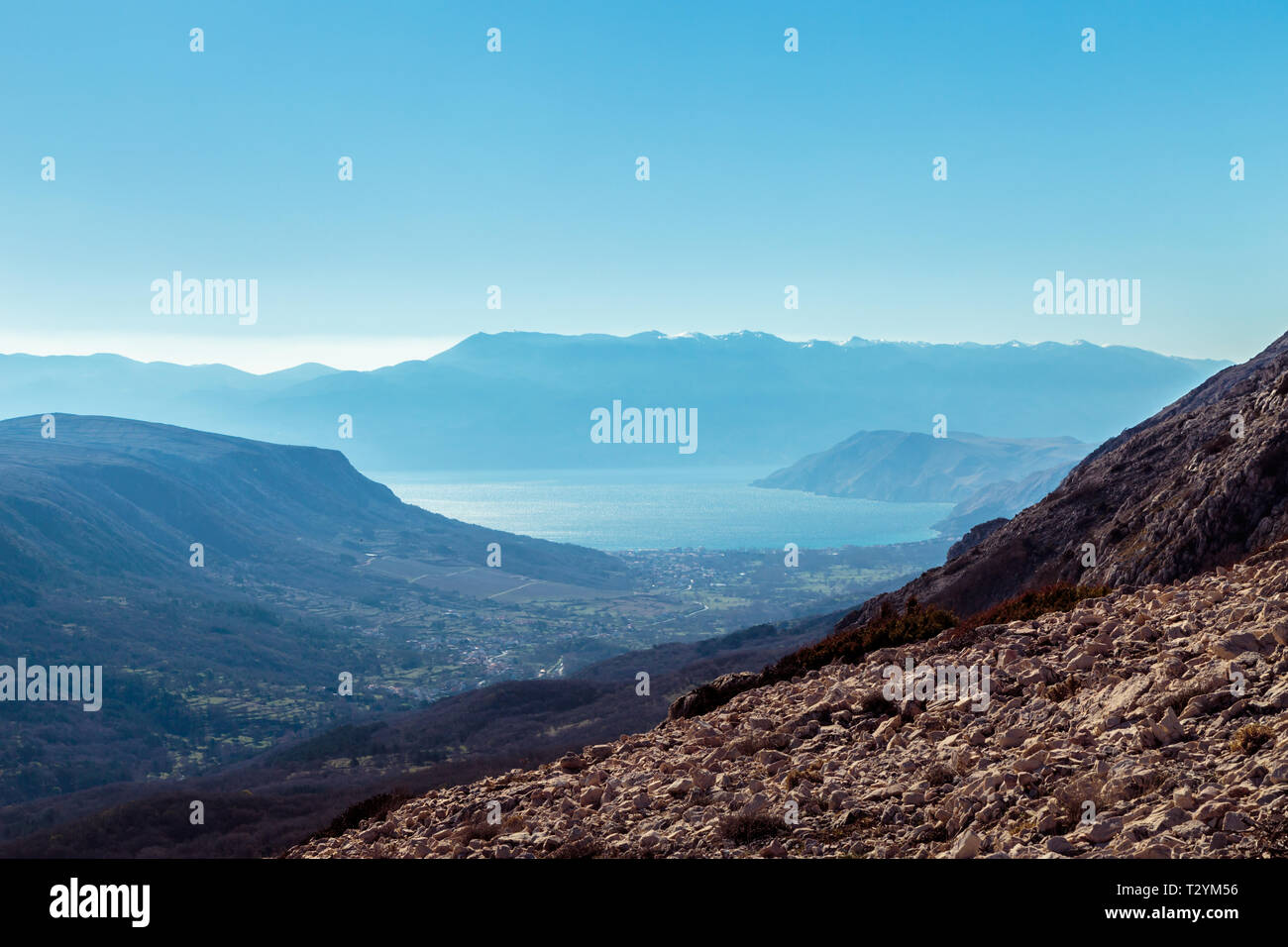 Spring in the dalmatian islands Stock Photo - Alamy