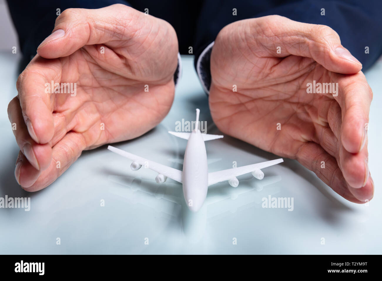 Airplane passenger hand on hi-res stock photography and images - Alamy