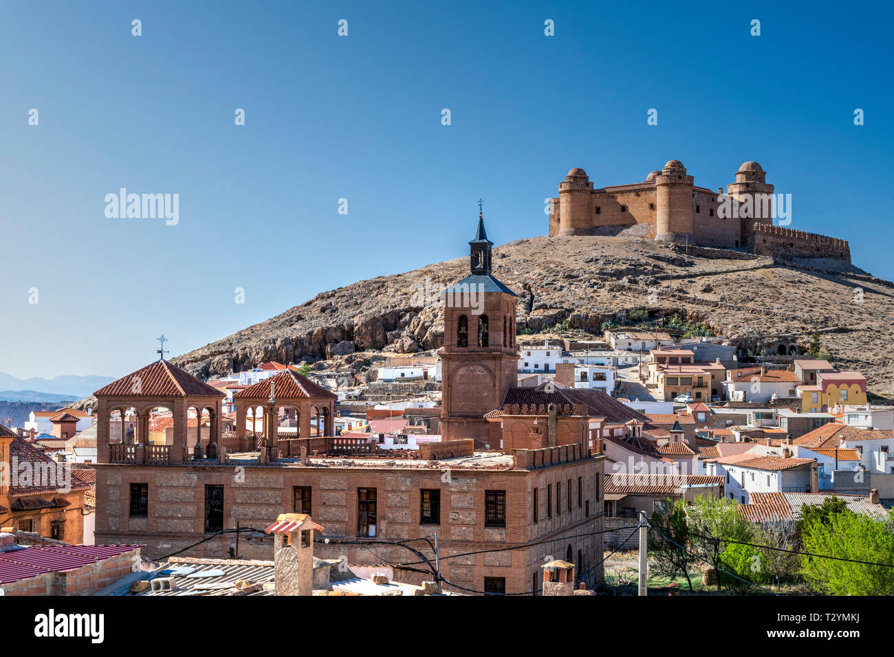 Castillo de la Calahorra castle, La Calahorra, Andalusia, Spain Stock ...