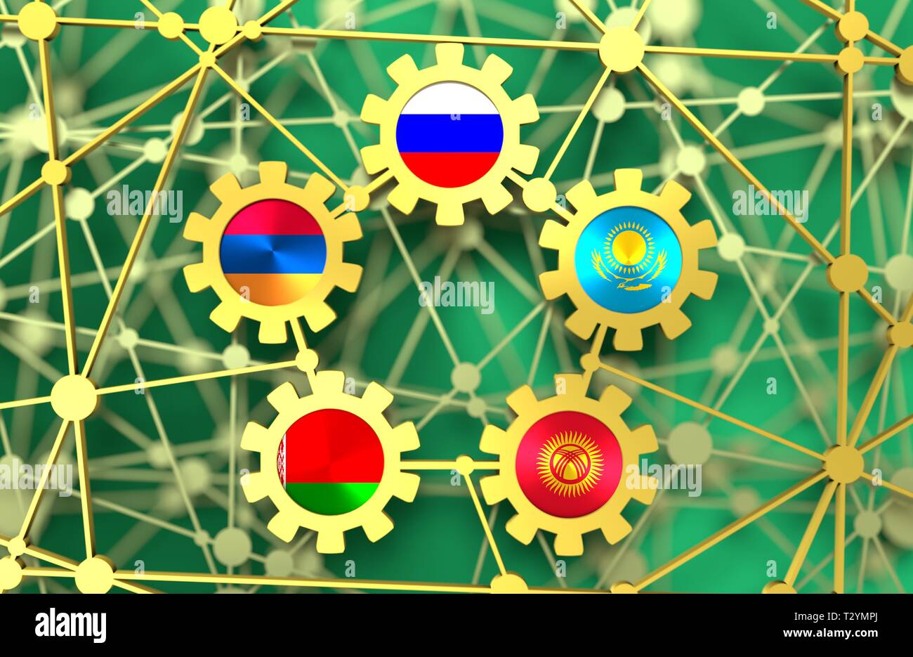 Eurasian economic union flag hi-res stock photography and images - Alamy