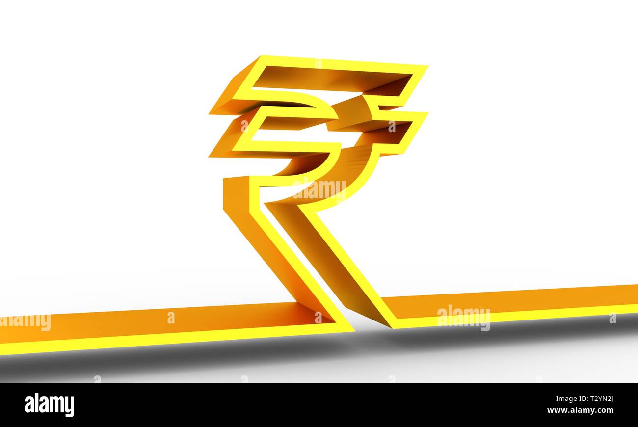 Indian Rupee Symbol 3d Rendering High Resolution Stock Photography and ...