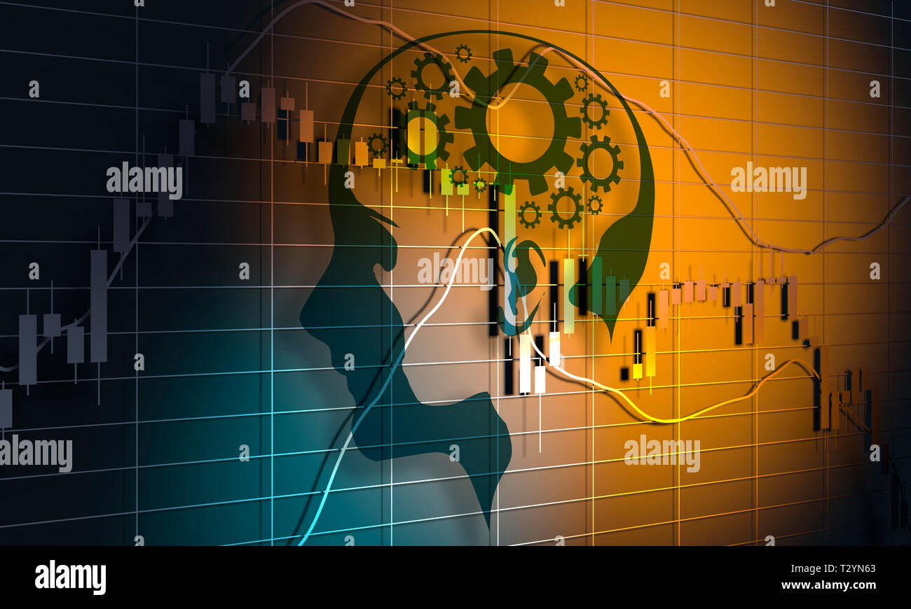 Forex candlestick pattern. Trading chart concept. Financial market ...
