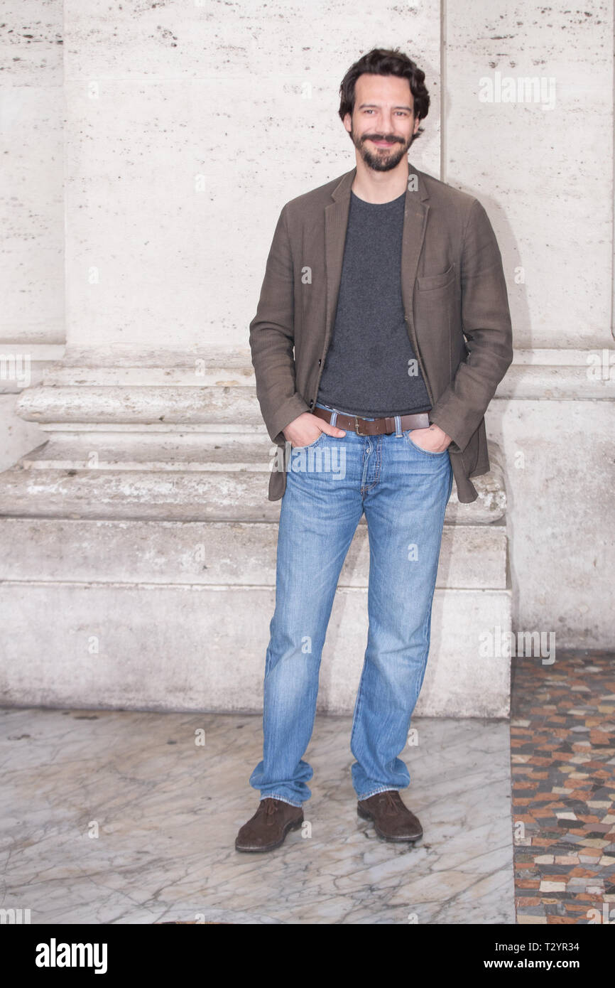 Roma, Italy. 04th Apr, 2019. Alessandro Tedeschi Photocall in Rome of ...