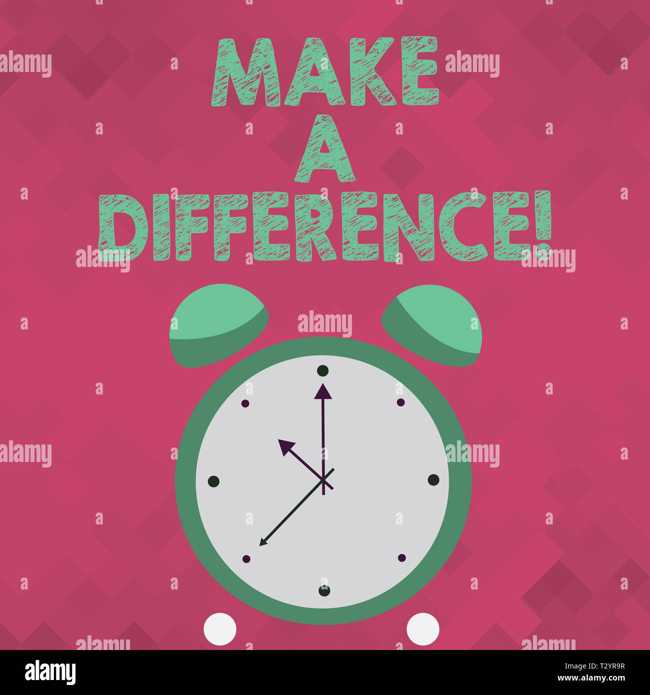 Text sign showing Make A Difference. Business photo showcasing have ...