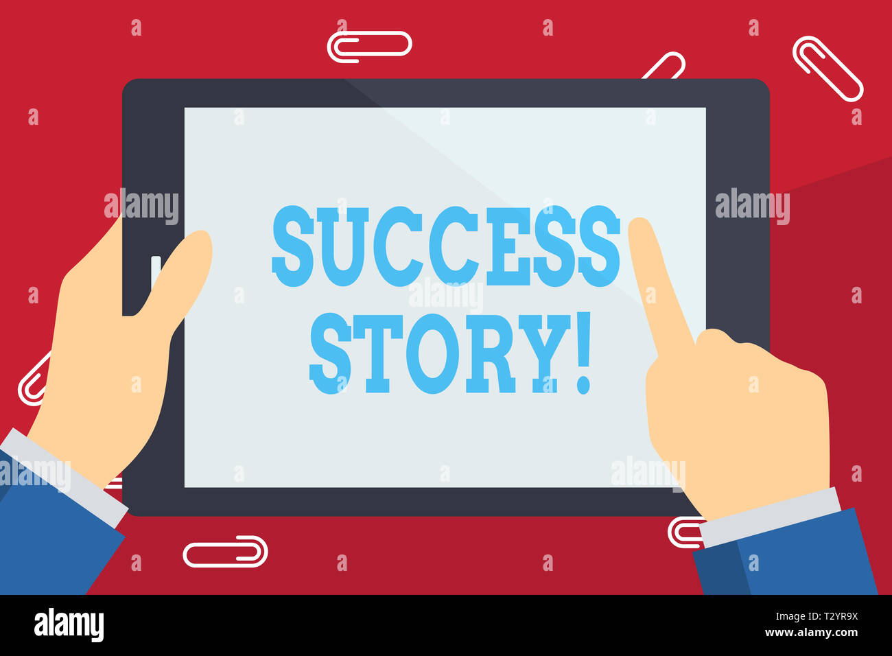 Writing note showing Success Story. Business concept for story of ...