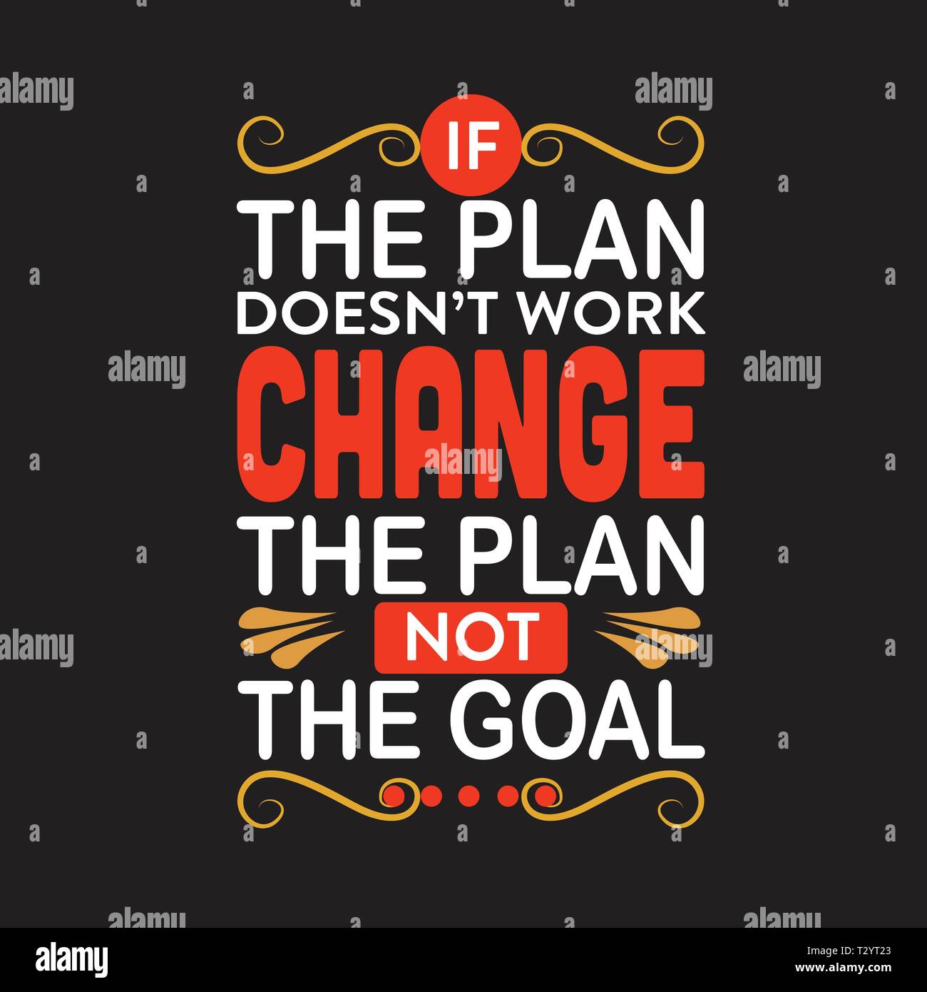 Plan work inspirational design Stock Vector Images - Alamy
