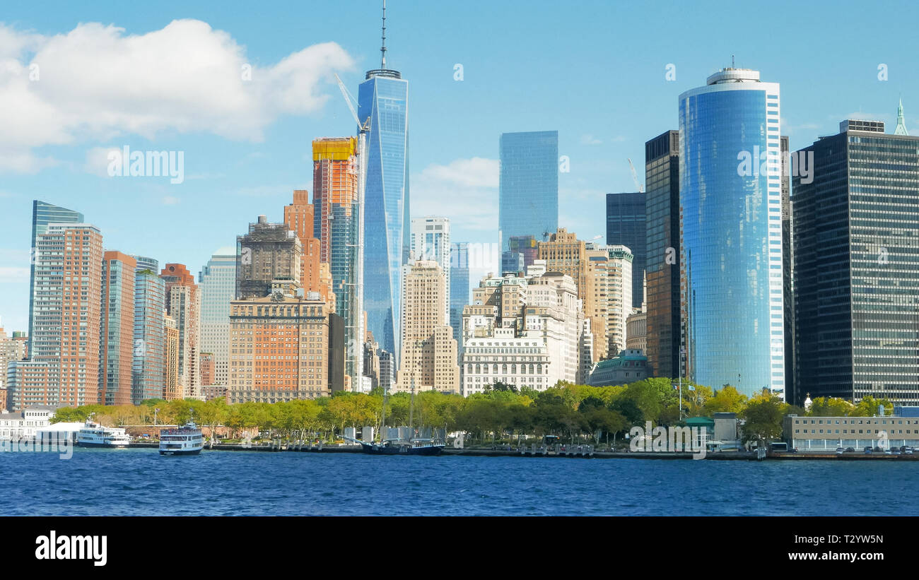 Manhatten island hi-res stock photography and images - Alamy