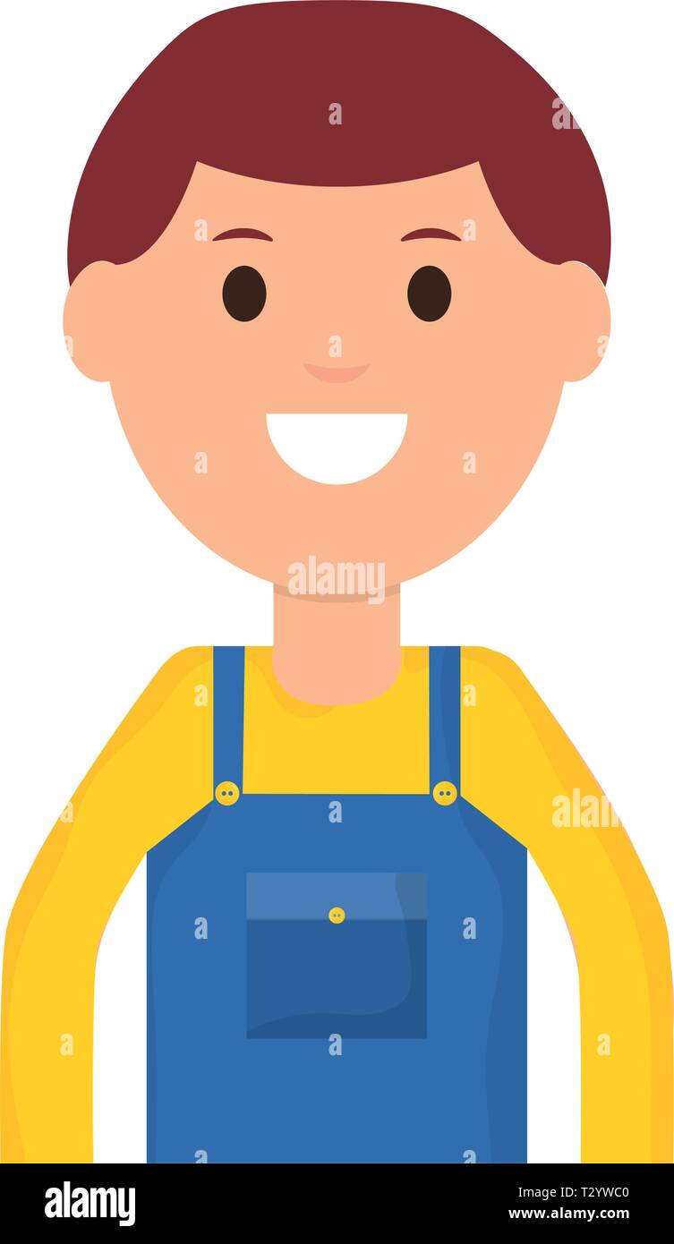 builder worker avatar character vector illustration design Stock Vector ...