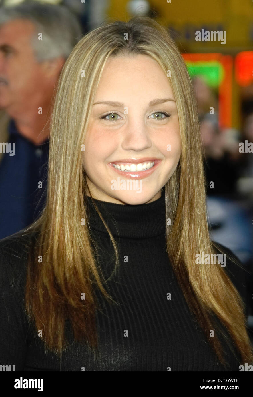 Amanda Bynes at the premiere of "X2: X-Men United" held at the Chinese ...