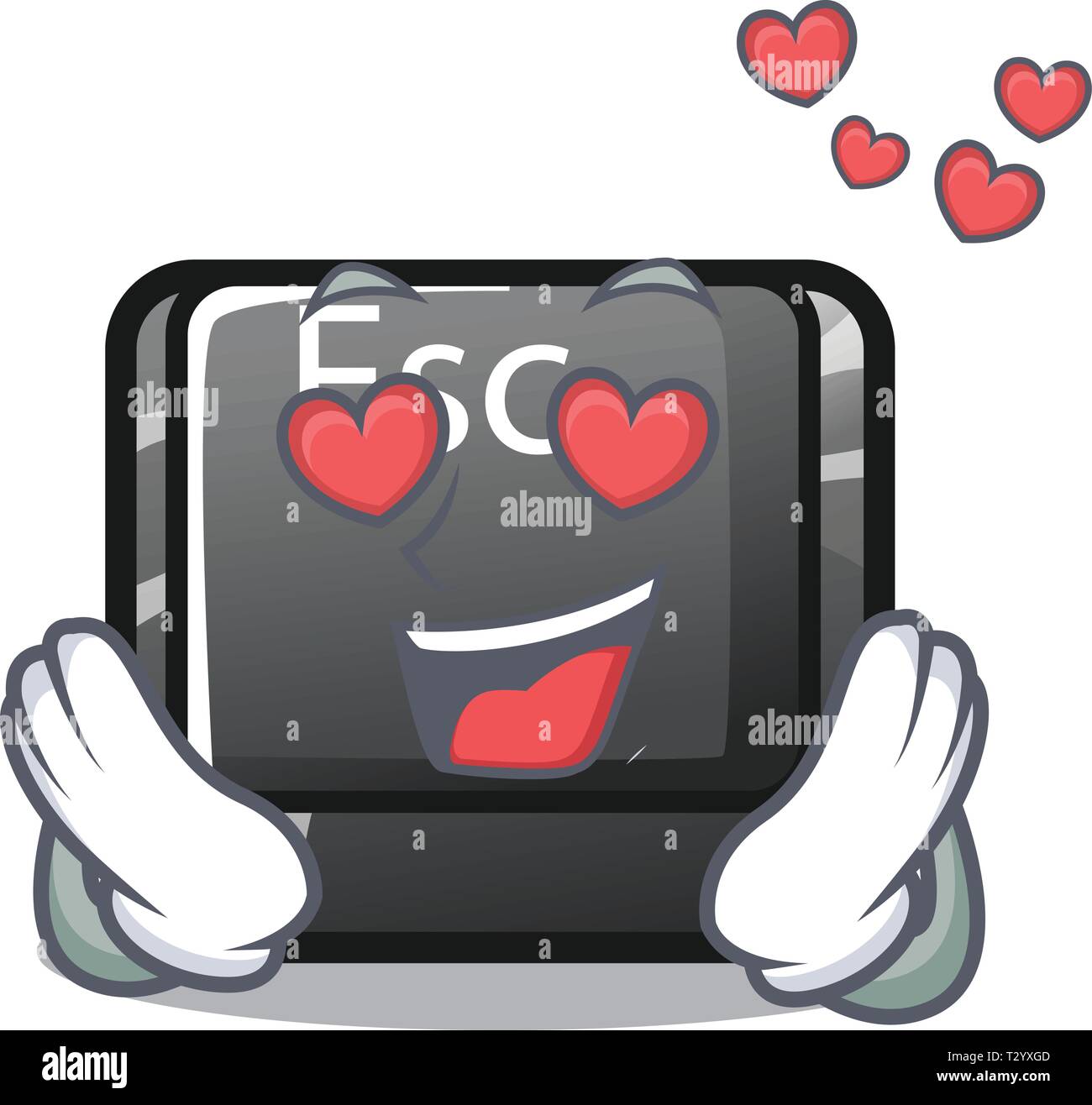 Escape keyboard computer esc Stock Vector Images - Alamy