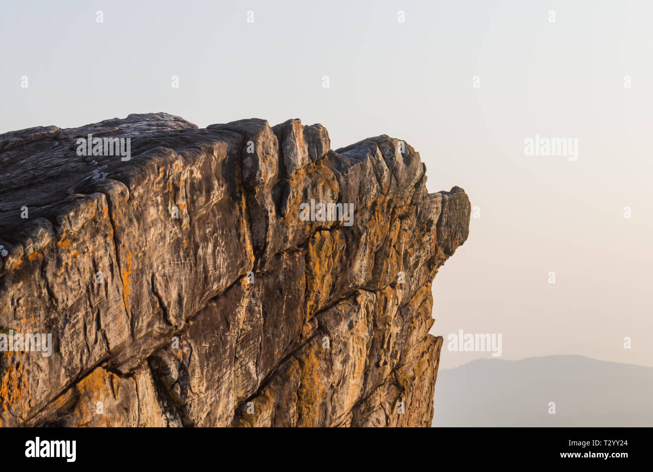 Pha Hua Rue Rock Cliff Mountain Hill Phayao Attractions Thailand with ...