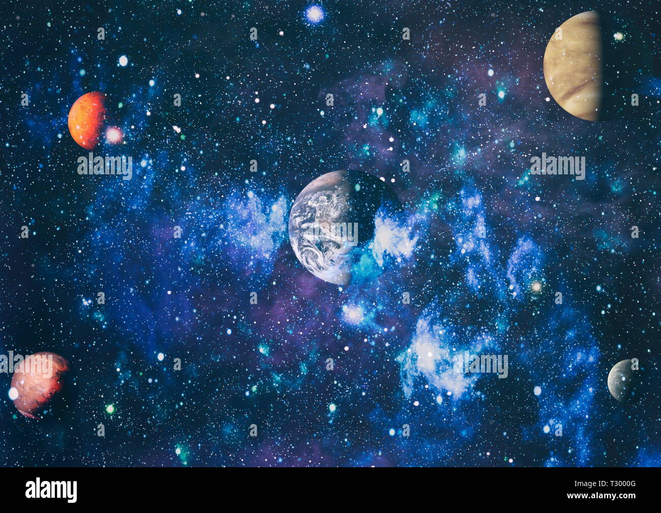 High quality space background. Elements of this image furnished by NASA ...