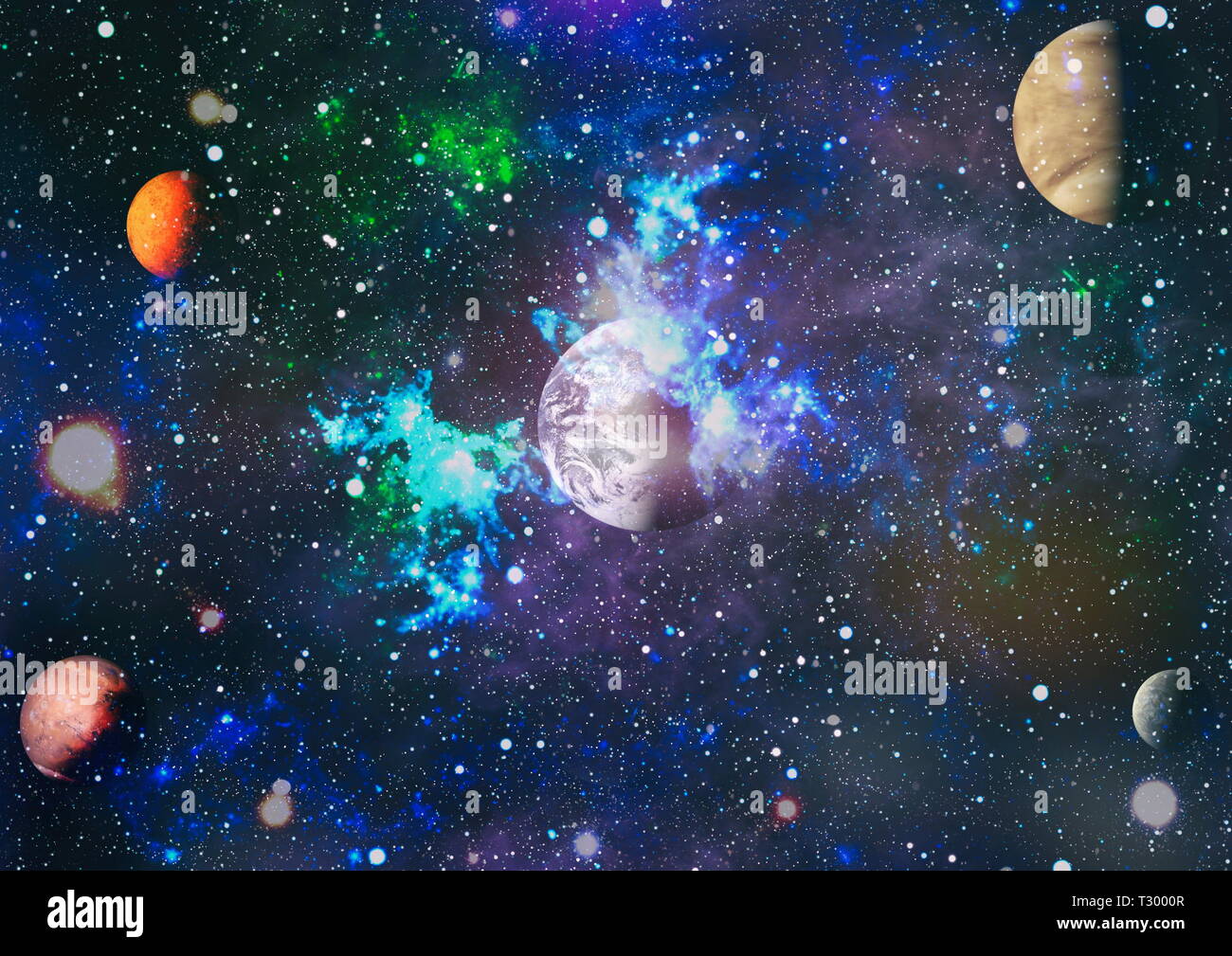 High quality space background. Elements of this image furnished by NASA ...