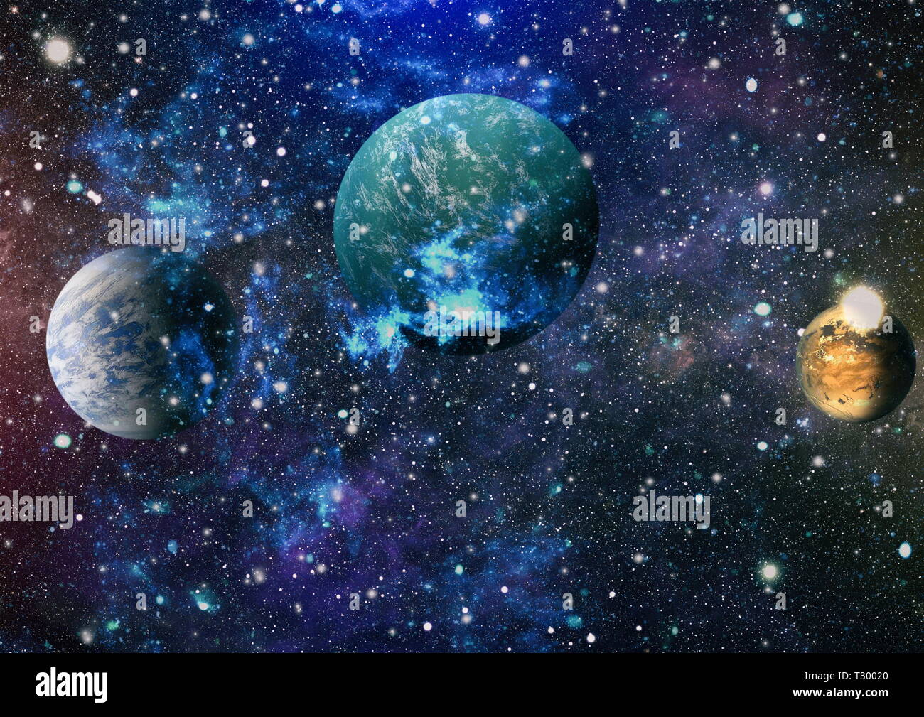 High quality space background. Elements of this image furnished by NASA ...