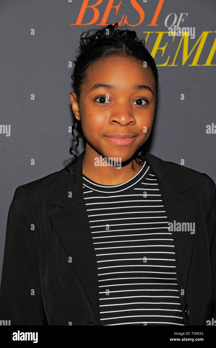 NEW YORK, NY - APRIL 04: Nadej Bailey attends 'The Best Of Enemies' New ...