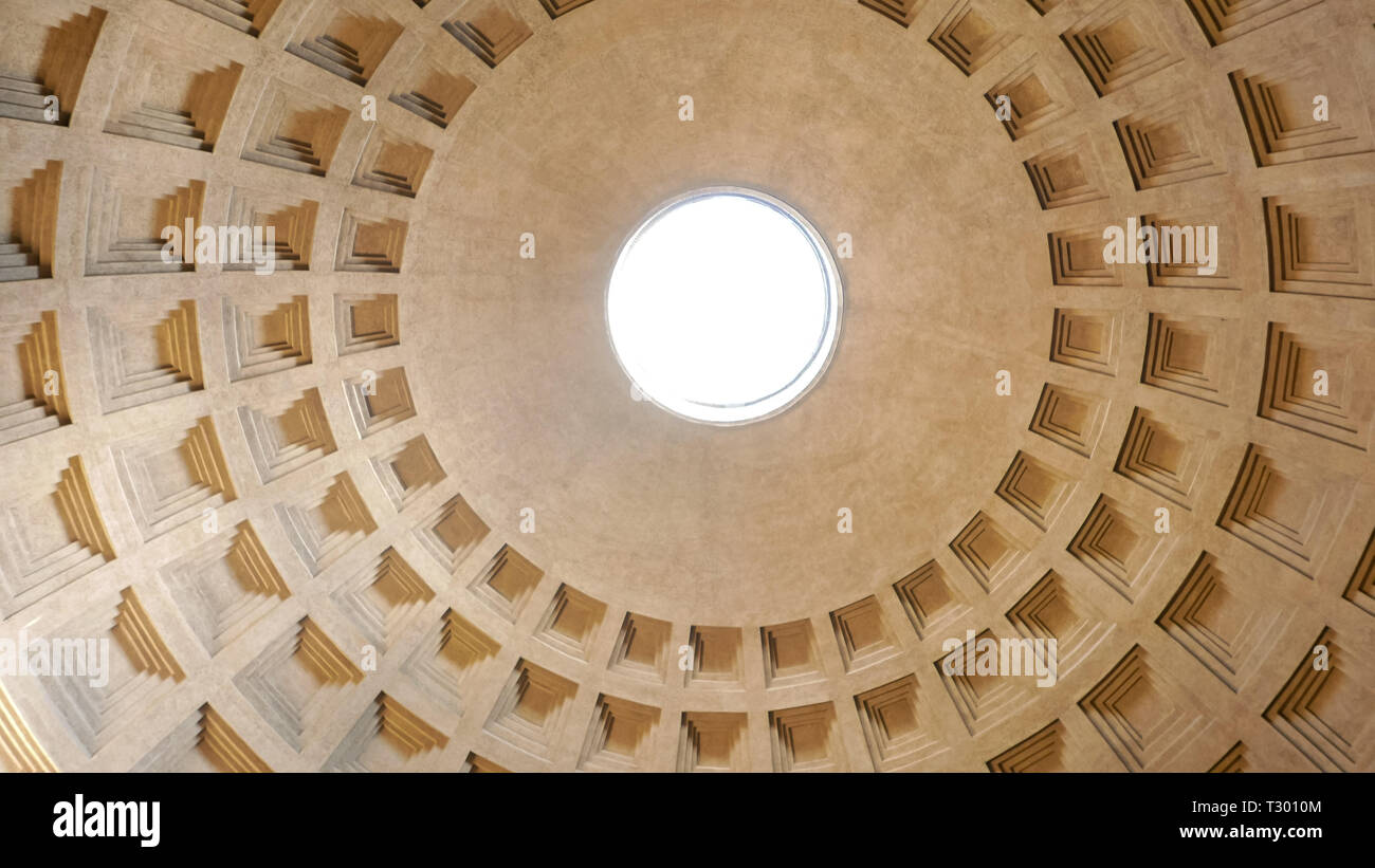 Ceiling of the pantheon hi-res stock photography and images - Alamy