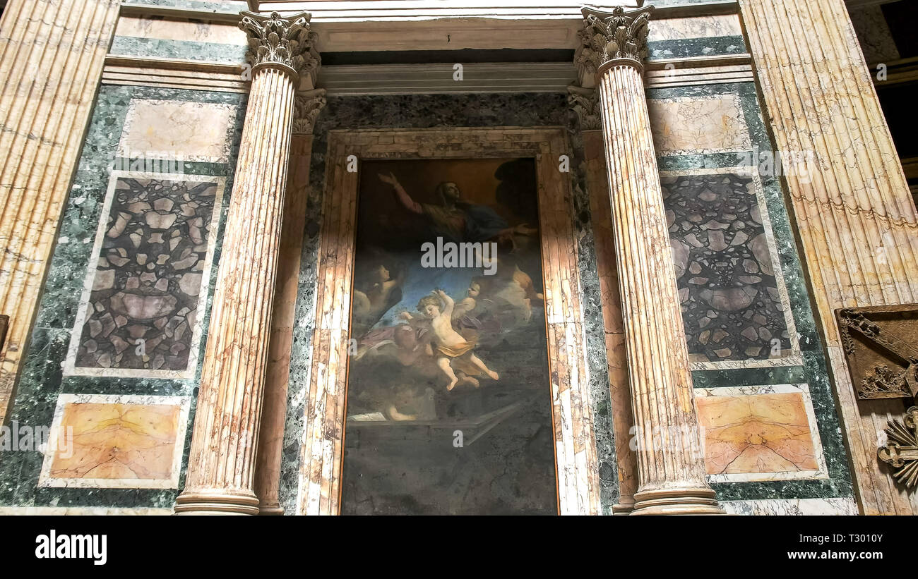Roman Pantheon Painting High Resolution Stock Photography and Images ...