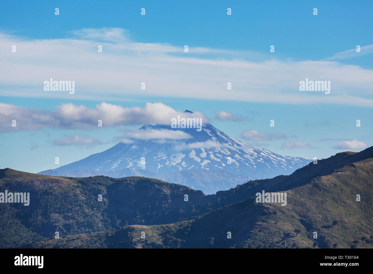 Beautiful volcanic landscapes in Chile, South America Stock Photo - Alamy