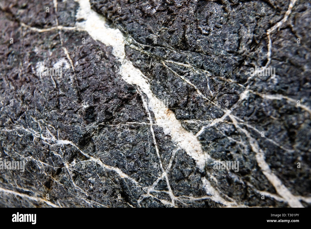 An interesting structure of the stone is photographed close-up. Macro ...