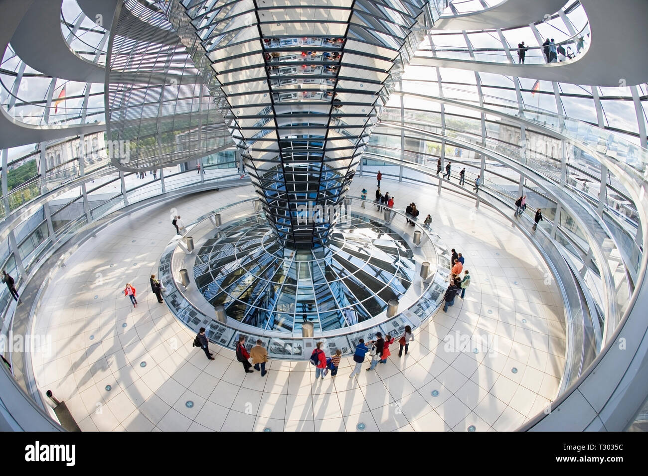 Inside the Reichstag Dome Stock Photo - Alamy