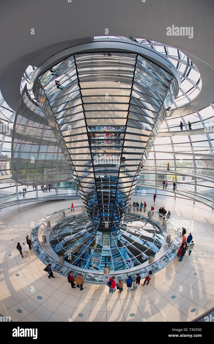 Inside the Reichstag Dome Stock Photo - Alamy