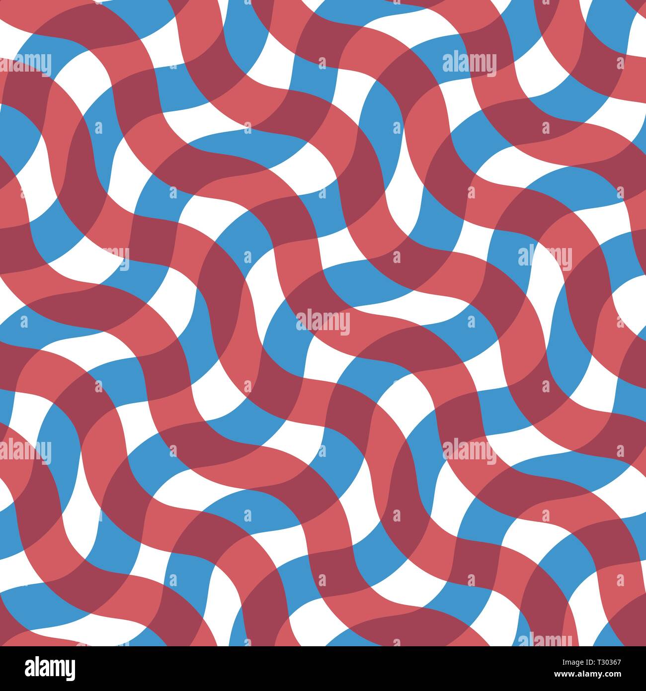 Seamless pattern of circular red and blue lines. Geometric wallpaper ...