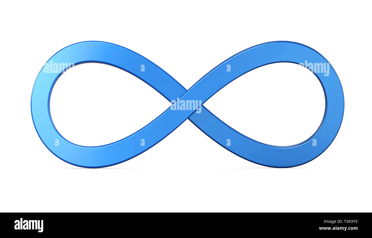 Infinity symbol loop 3d hi-res stock photography and images - Alamy