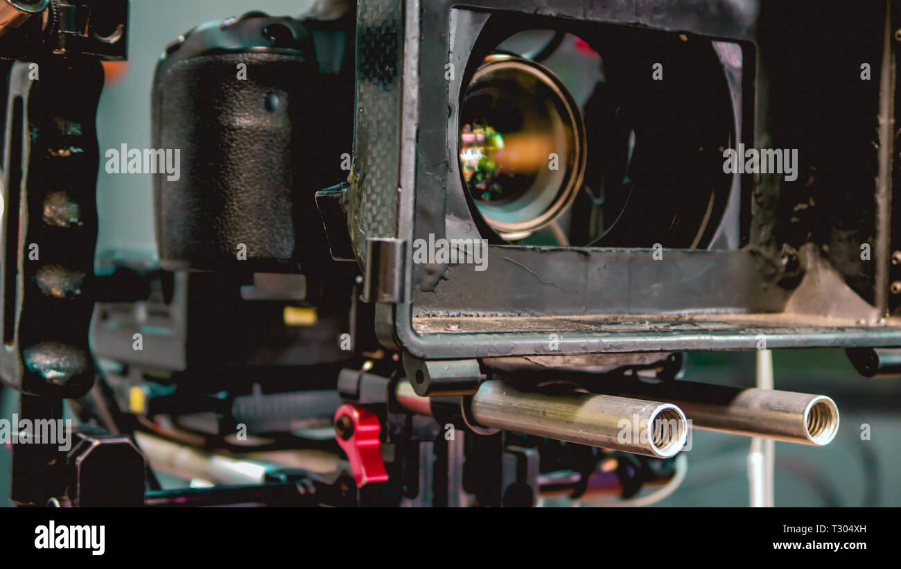 Behind the scenes background Stock Photo - Alamy