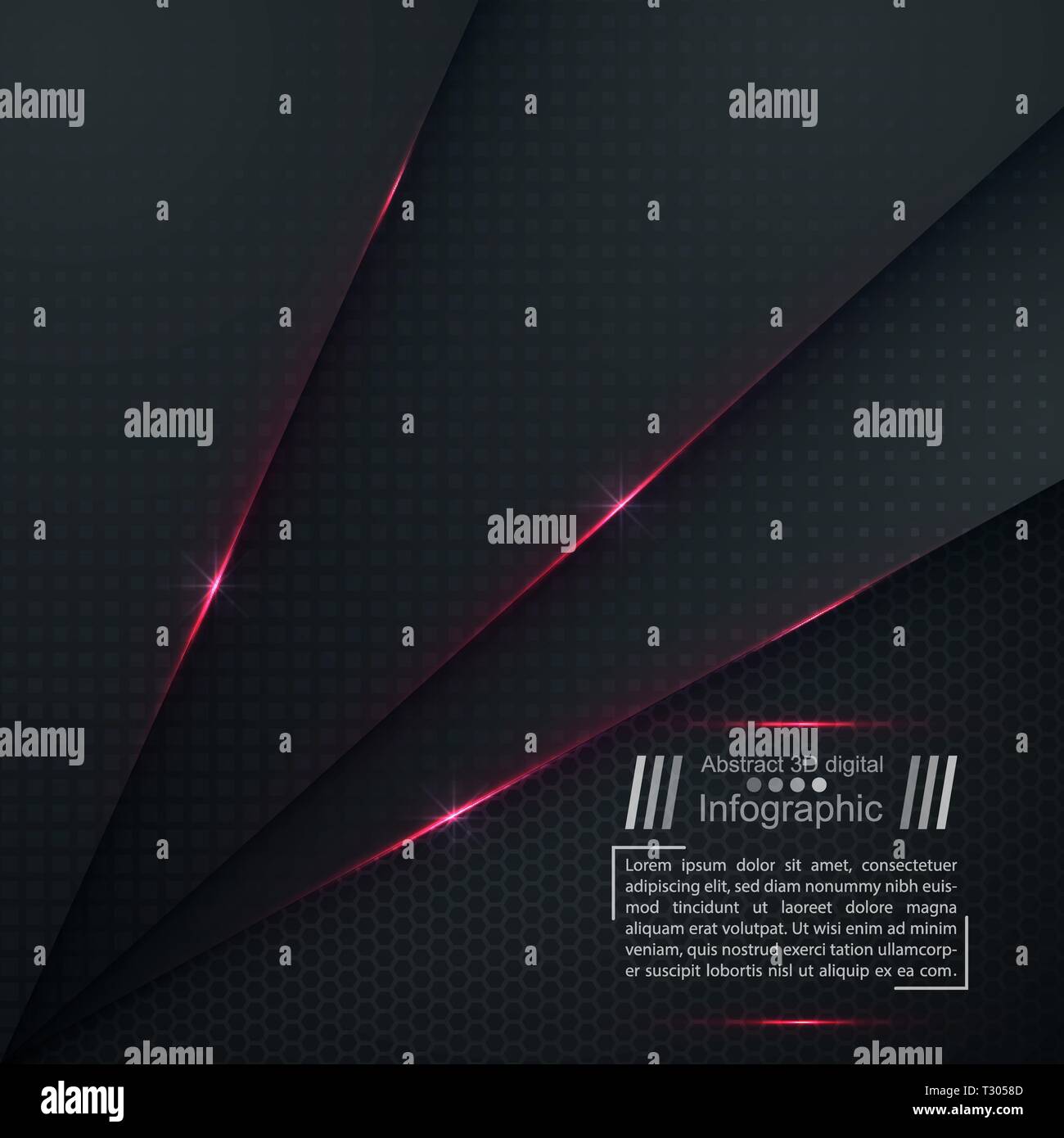 Business paper template - origami background. Vector eps 10 Stock ...