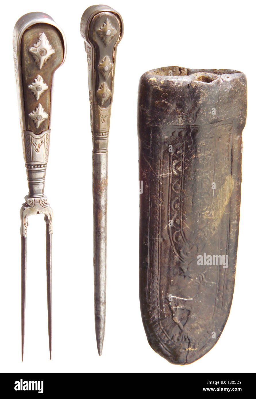 serving, cutlery, fork, 18th century, Additional-Rights-Clearance-Info ...