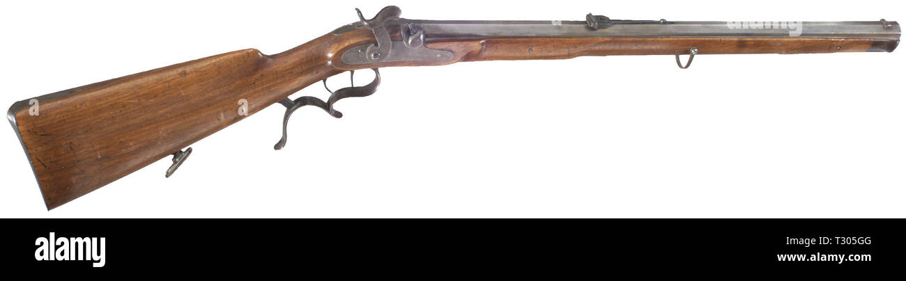 LONG ARMS, caplock full stock rifle, Nuremberg, circa 1830, Additional ...