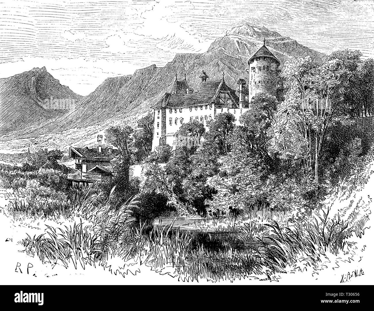 Schloss matzen Black and White Stock Photos & Images - Alamy