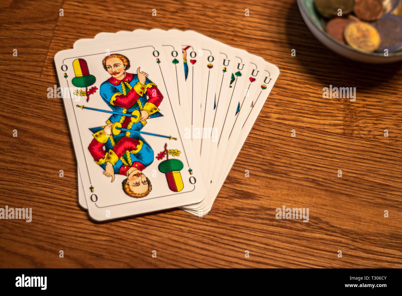 bavarian card game called schafkopf, Munich tradition cards Stock Photo ...