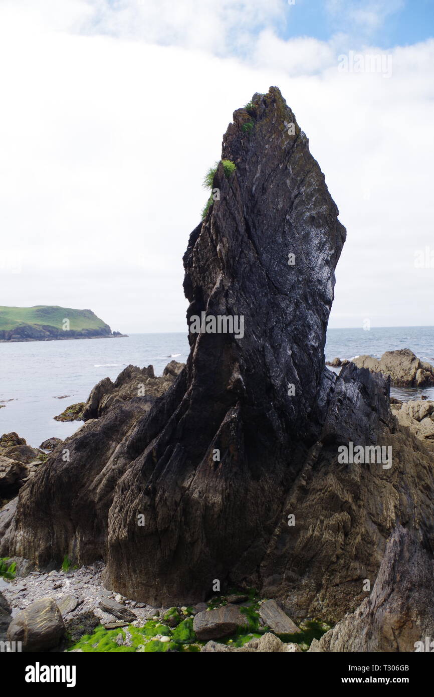 Hope cove devon slate hi-res stock photography and images - Alamy