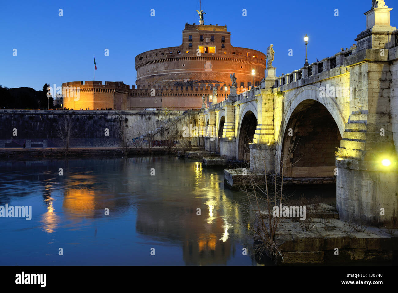 Castel santangelo ancient rome hi-res stock photography and images - Alamy
